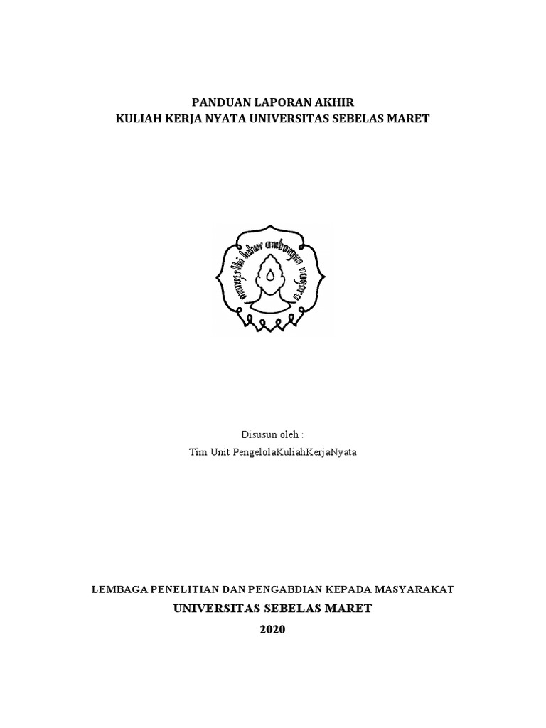 2.format Laporan Akhir KKN UNS 2021 | PDF