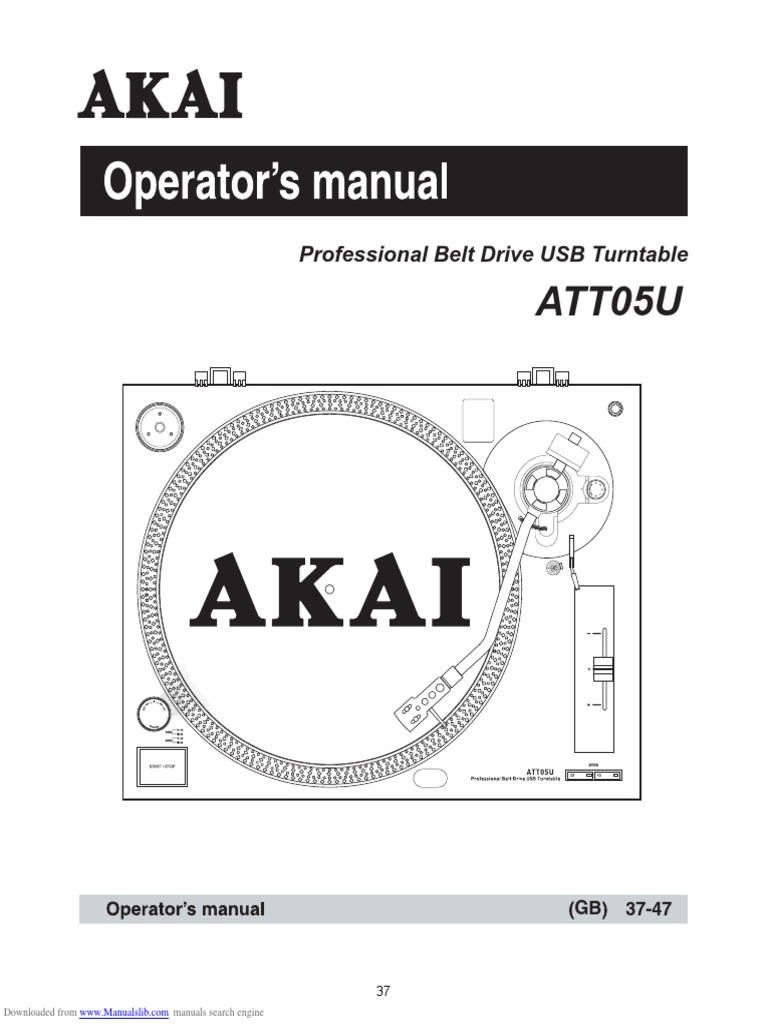 Turntable Safety & Setup Guide | PDF | Phonograph | Ac Power Plugs And ...