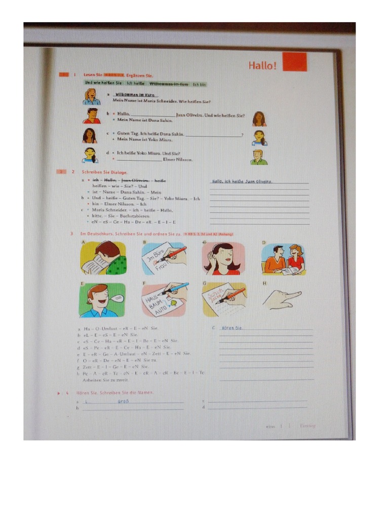 Motive A1 Arbeitsbuch 1 Lektion | PDF