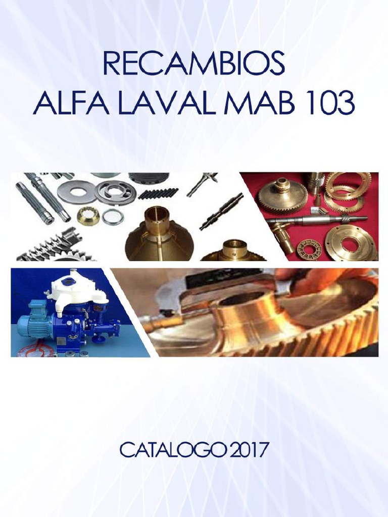 Recambios Alfa Laval Mab 103 Web | PDF