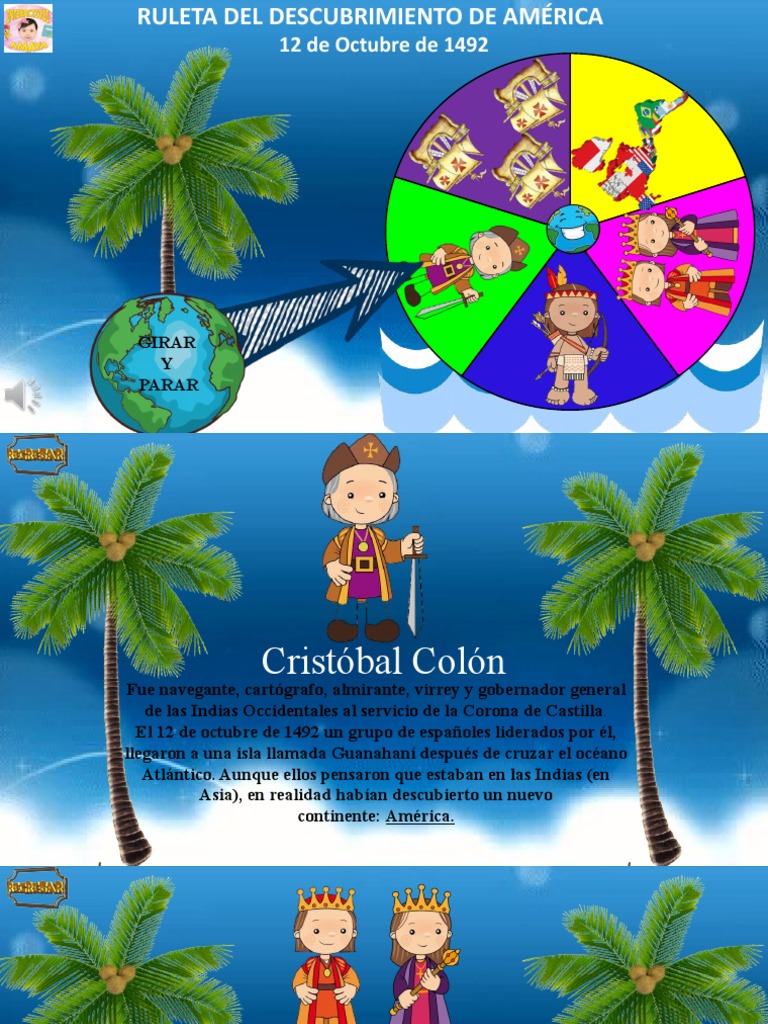 La Ruleta Del Descubrimiento de America | PDF