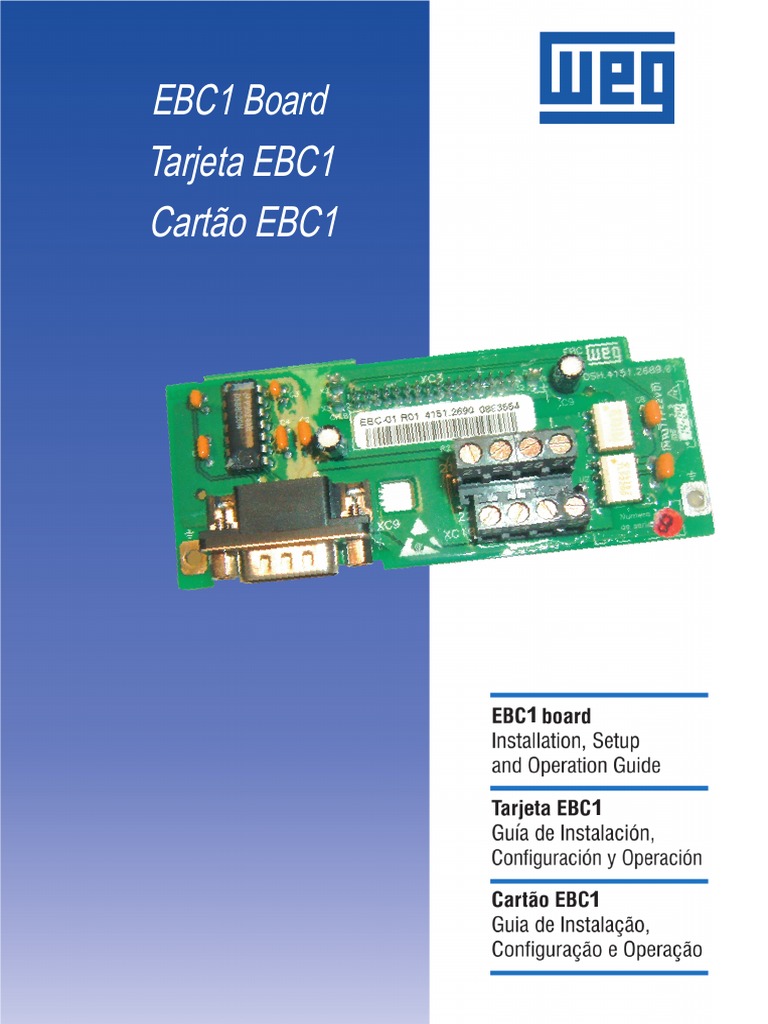 WEG CFW 09 Ebc1 Board Guide 0899.4973 Installation Guide English | PDF ...