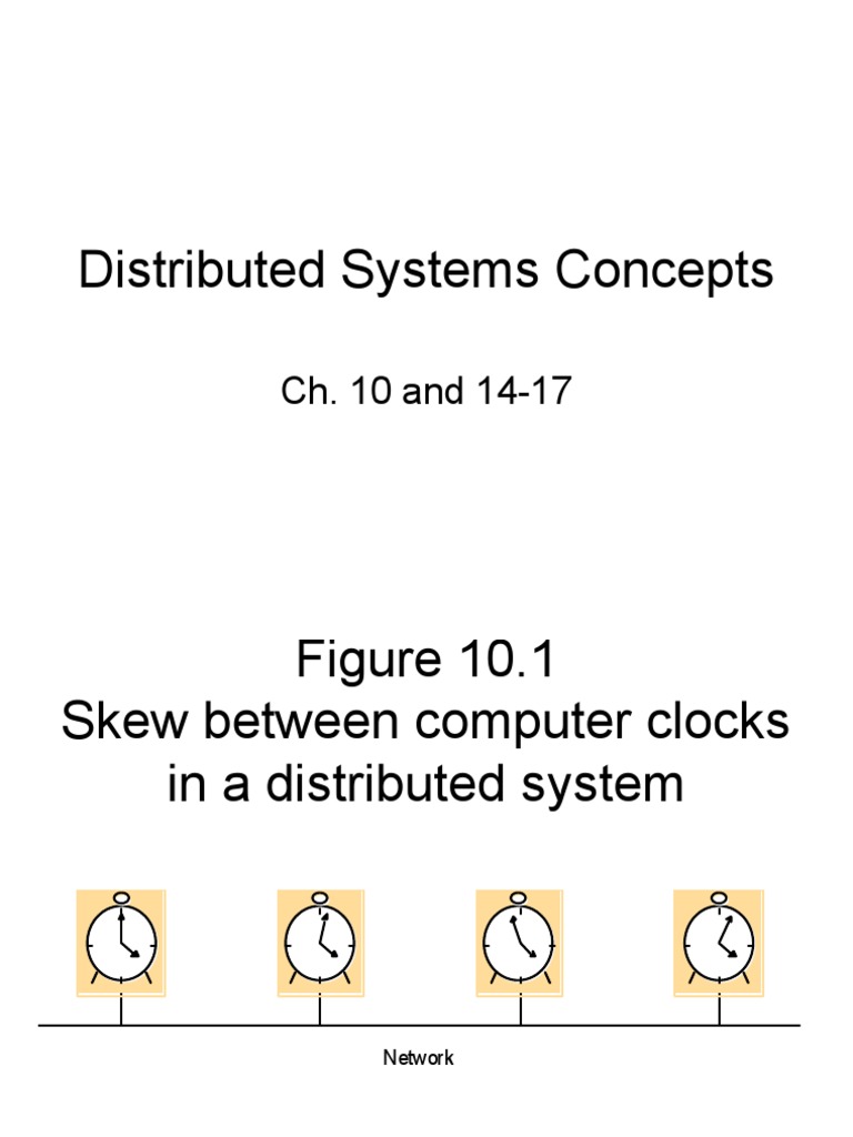 Distributed Systems Concepts: Ch. 10 and 14-17 | PDF | Quality Of ...