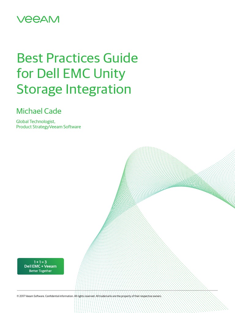 Best Practices Guide For Dell EMC Unity Storage Integration: Michael ...