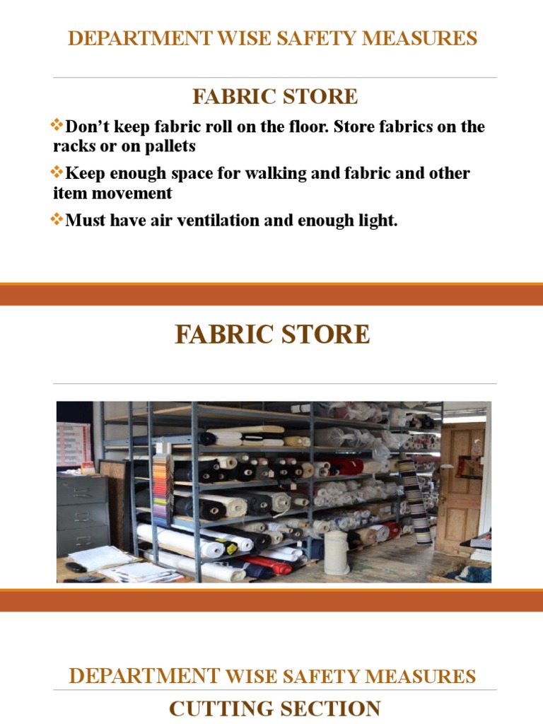 OSHA Safety Measures in Fashion Industry | PDF