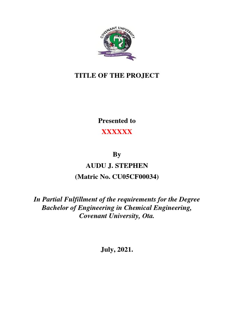 Format of Swep Project Report | PDF | Biodiesel | Chemistry