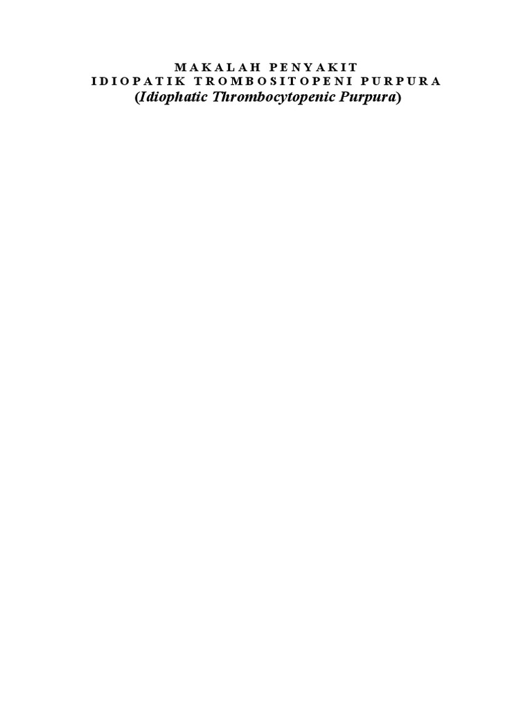 Askep Itp | PDF