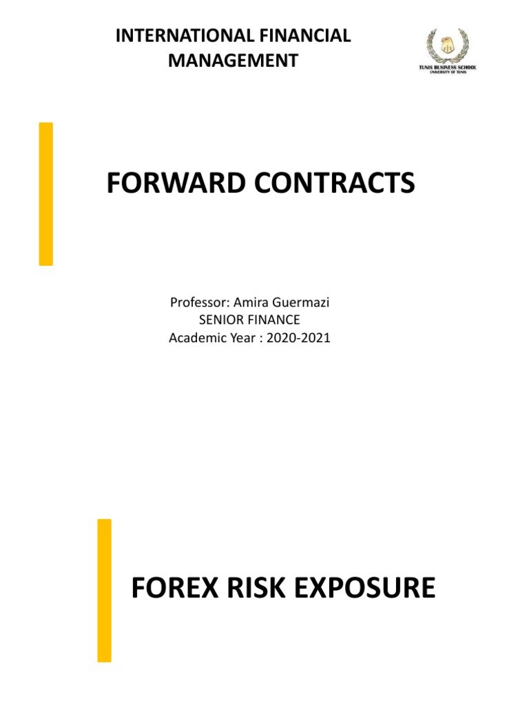Chapter 3 Forward Contracts | PDF | Foreign Exchange Market | Futures ...