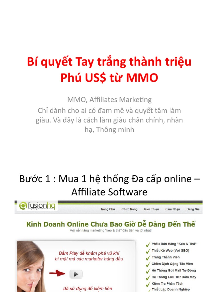 Bi Mat Tay Trang Trieu Phu Bang MMO | PDF