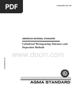 Iso 1328-1 - Cylindrical - Gears | PDF | Engineering Tolerance | Distance