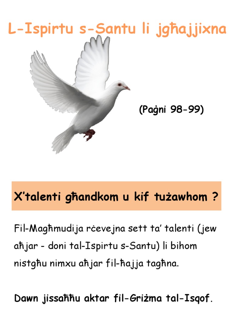 Year 5 - 8.5 - PPT Doni Tal-Ispirtu S-Santu | PDF