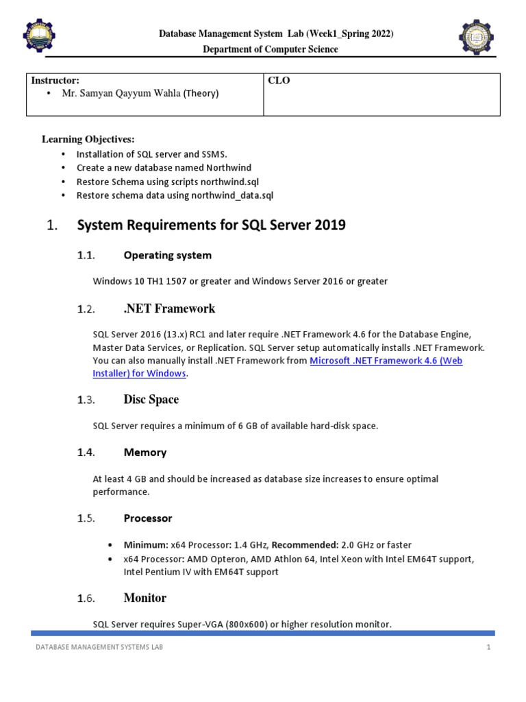 SQL Server Installation Guide.. | PDF | Microsoft Sql Server | Databases