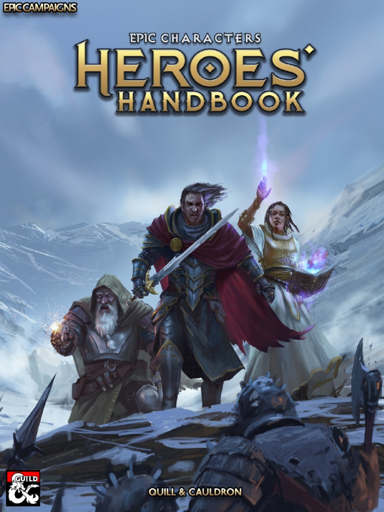 Epic Characters Heroes Handbook | PDF | Wizards Of The Coast | Dungeons ...