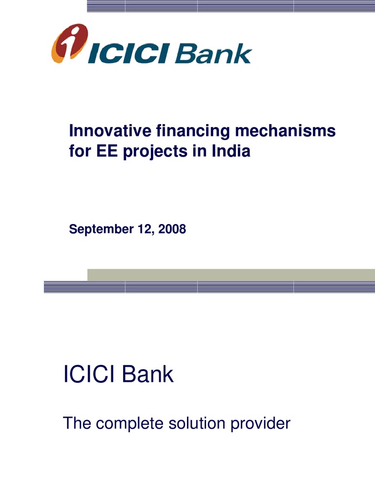 Innovative Financing Mechanisms For EE Projects in India | PDF ... Innovative Financing Mechanisms For EE Projects in India | PDF ...