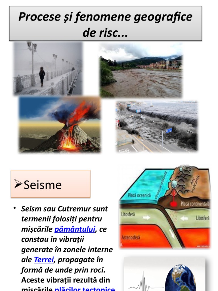 Procese Și Fenomene Geografice de Risc | PDF