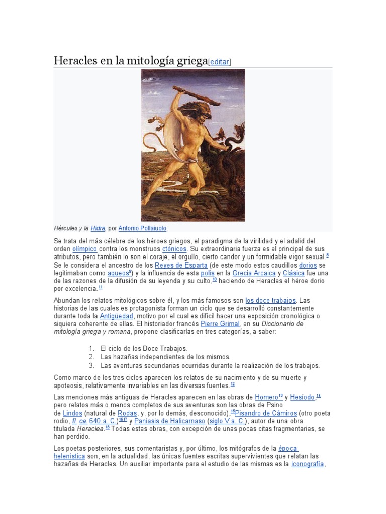 HERCULES | PDF | Argonautas | Mitología griega