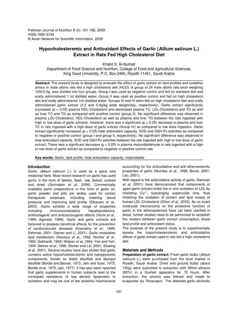 Mas Anwar | PDF | Antioxidant | Cholesterol