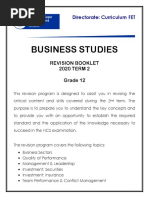 2024 Term 2 Dbe GR 12 Revised Notes | PDF | Quality (Business ...