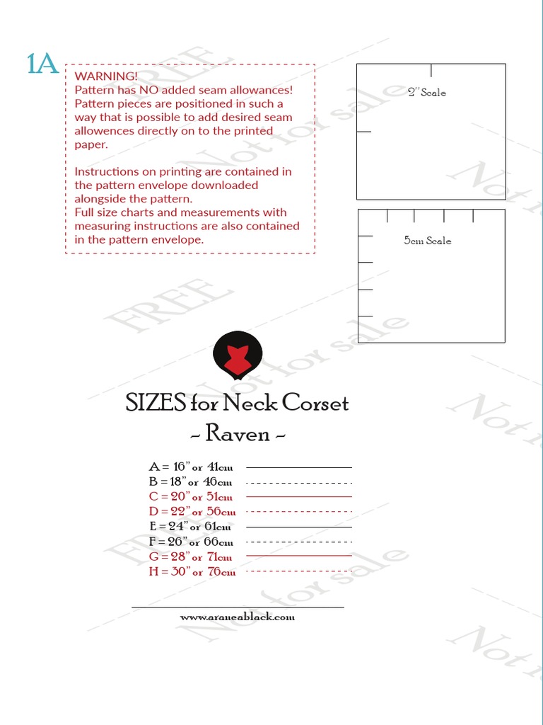 Neck Corset Pattern A4 | Download Free PDF | Crafts | Fashion