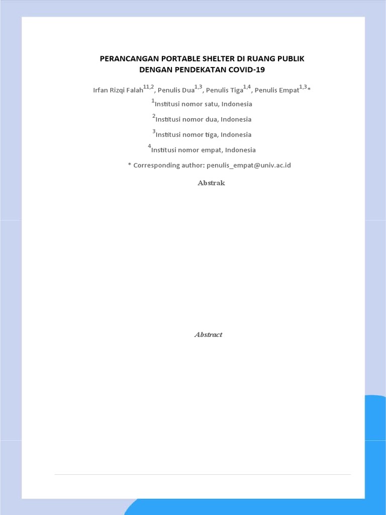 Pkm-Ai Shelter Portable | PDF