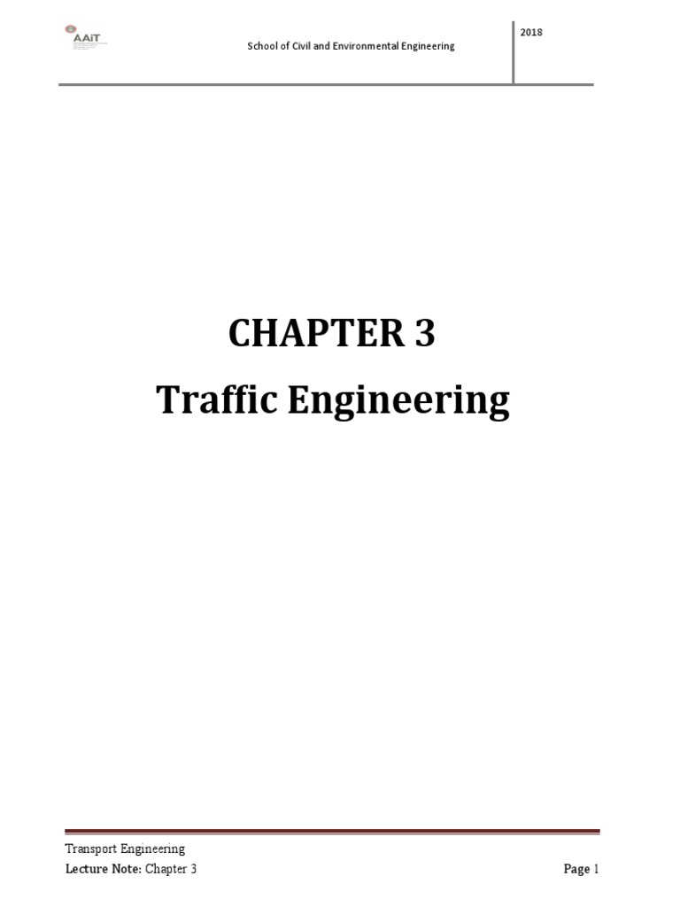 Traffic Engineering Studies: Spot Speed Studies and Methods for ...
