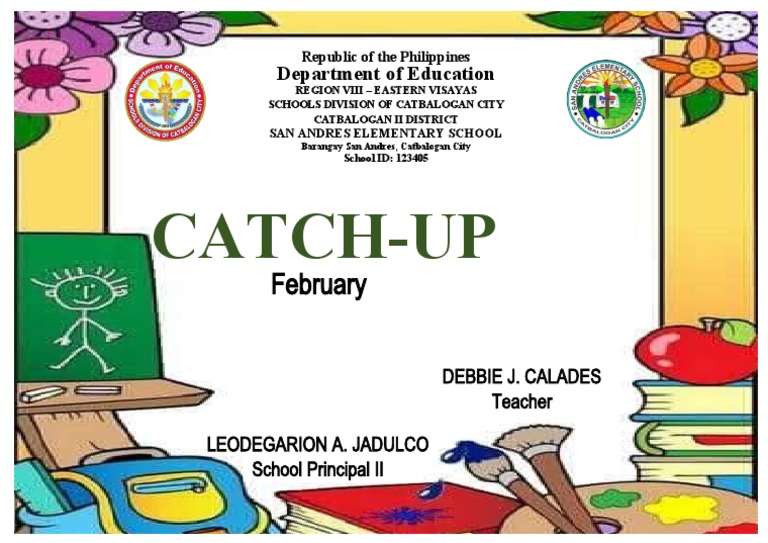 Catch-Up Plan Cover Page | PDF