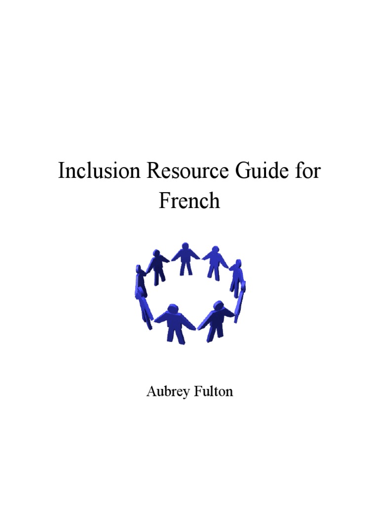 Inclusion Strategies for French Classrooms | PDF | Reading ...