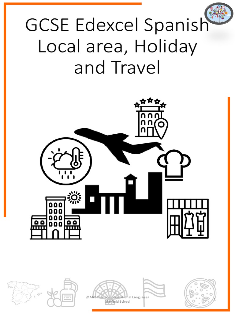 Local Area Holiday and Travel Knowlege Organiser Edexcel | PDF