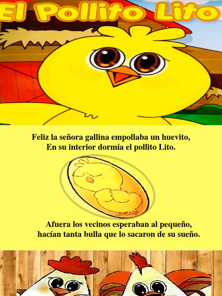 Cuento El Pollito Lito Pdf