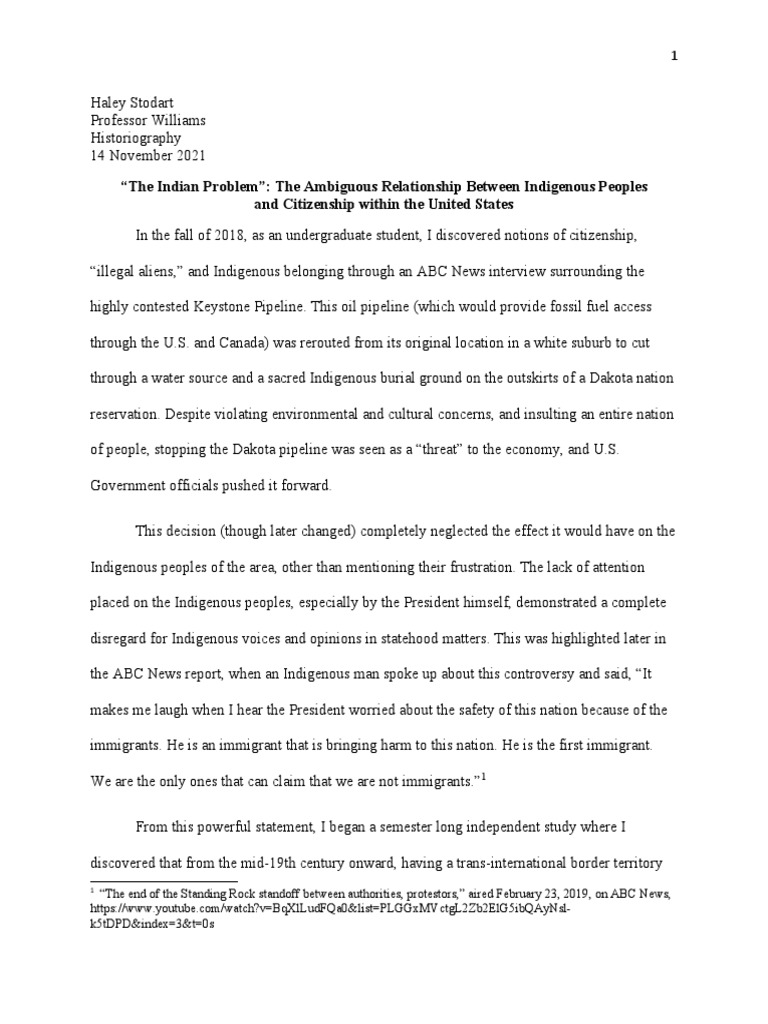 Indigenous Peoples and U.S. Citizenship Issues | PDF | Native Americans ...