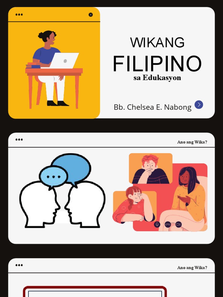 Wikang Filipino Sa Edukasyon | PDF