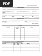 BVF Form - Excel Verification | PDF | Finance & Money Management