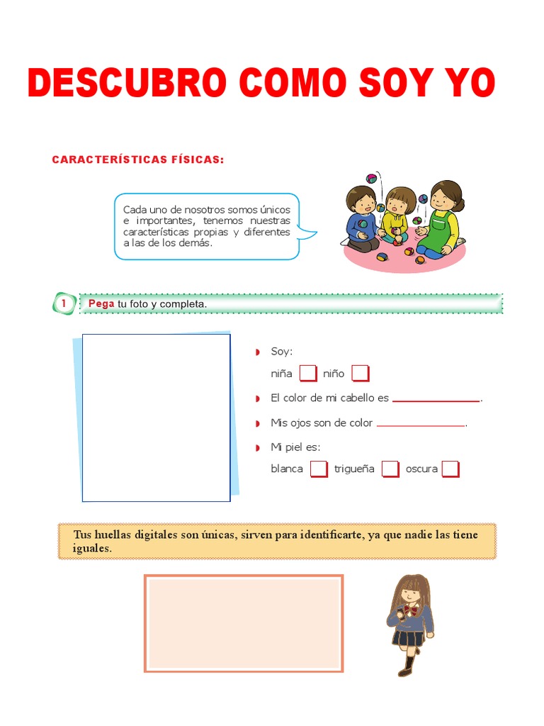 Descubro Como Soy Yo | PDF