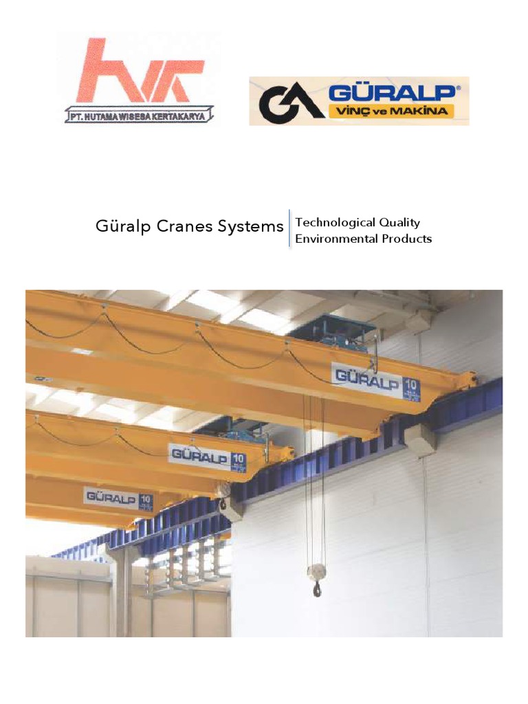 Brochure Overhead Crane Guralp | PDF | Crane (Machine) | Quality Management