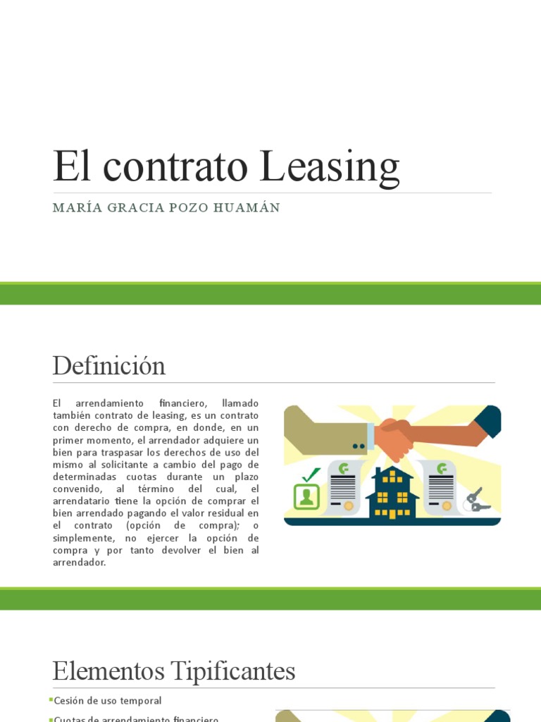 Contrato Leasing | PDF | Arrendamiento | Business