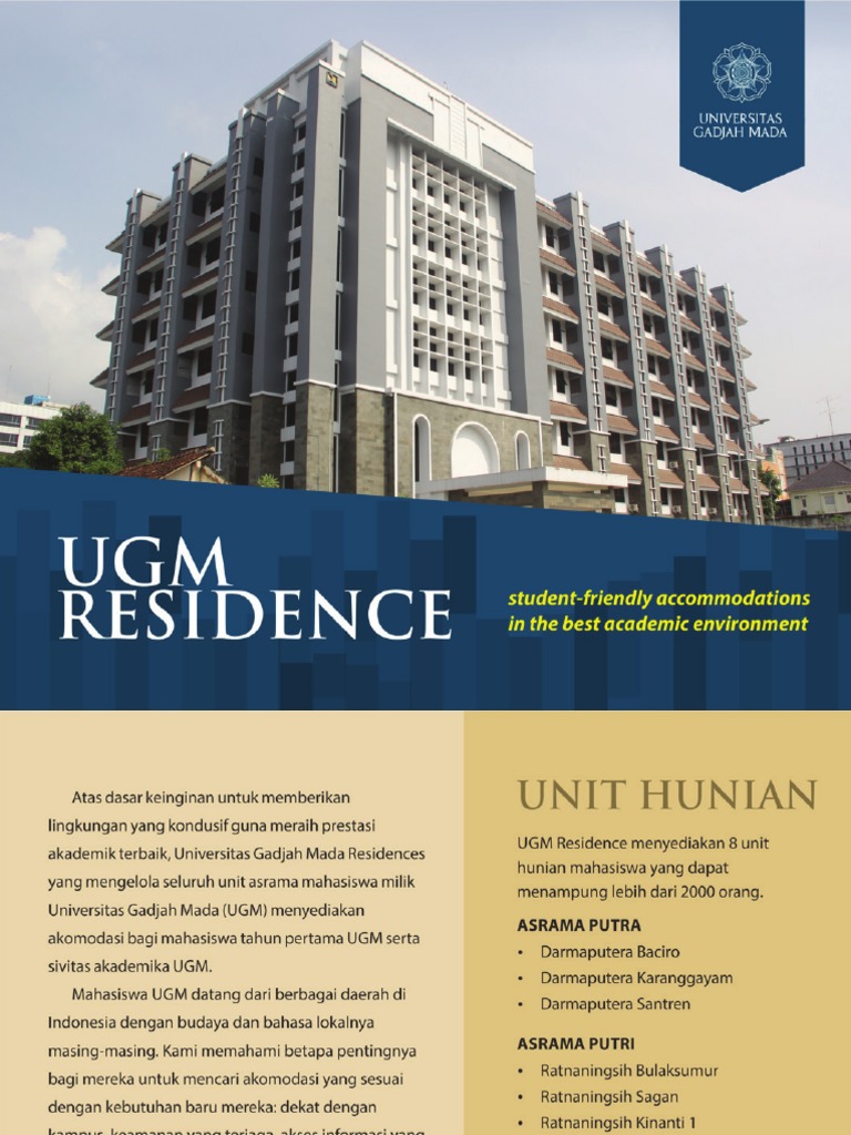 E BROSUR UGM RESIDENCElr | PDF