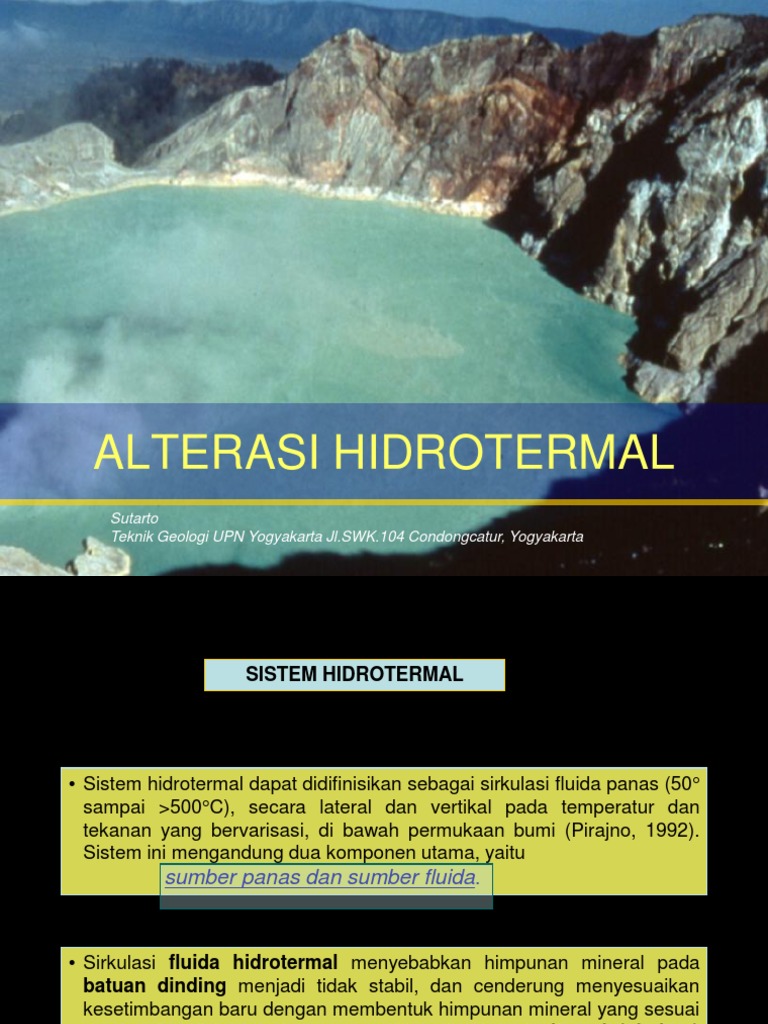Proses Alterasi Hidrotermal dan Tipe Mineral | PDF
