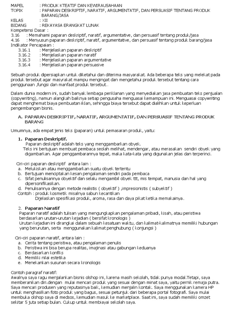 Bab 6 Paparan Deskriptif | PDF