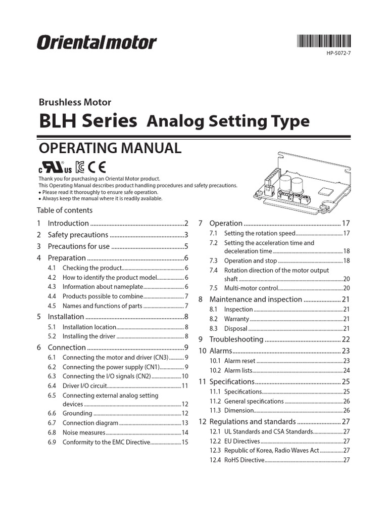 BLH Series: Analog Setting Type | Descargar gratis PDF | Power Supply ...