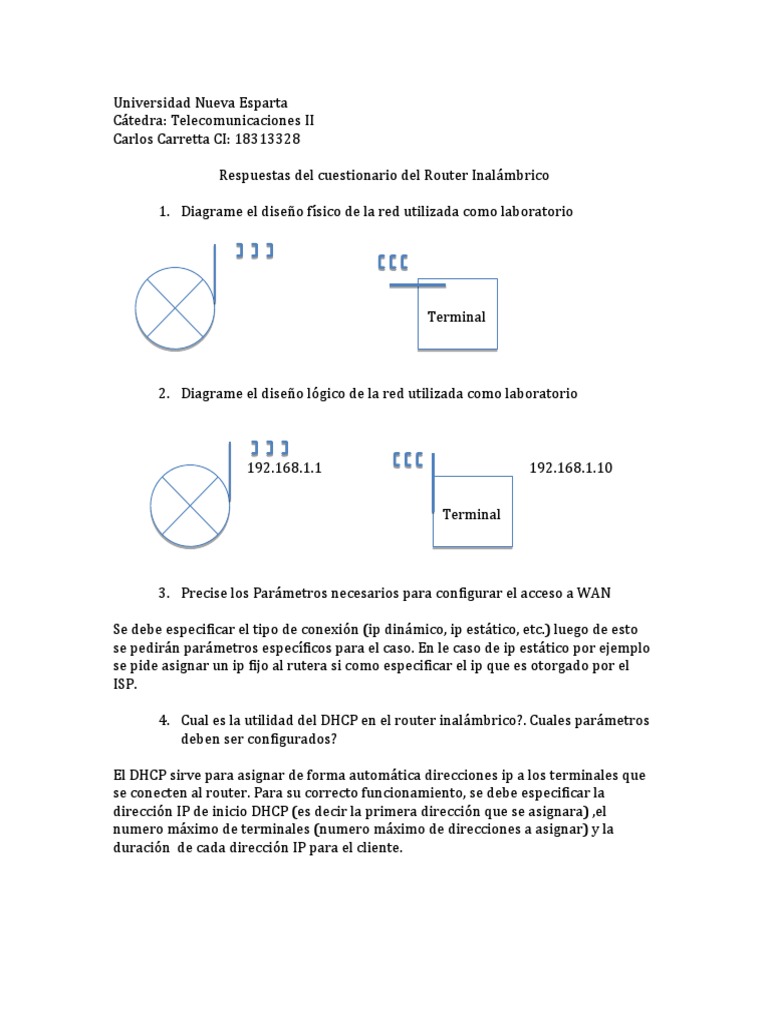 Practica Router | PDF | Enrutador (Computación) | Dirección IP