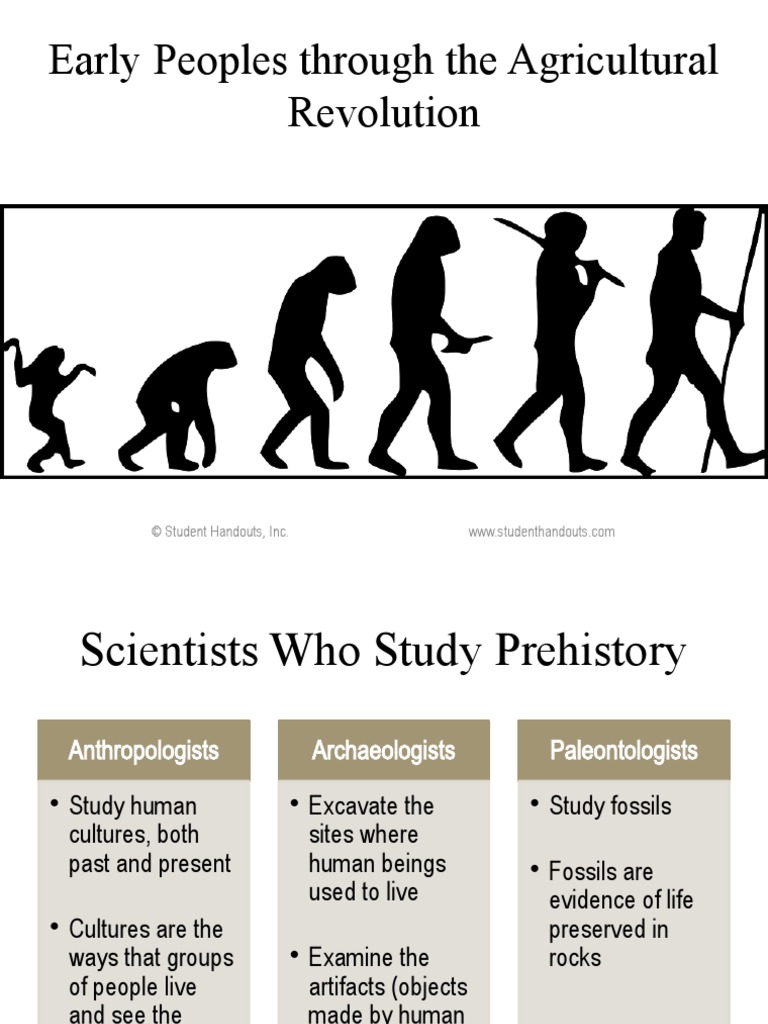 Early Peoples Through The Agricultural Revolution | PDF | Stone Age ...