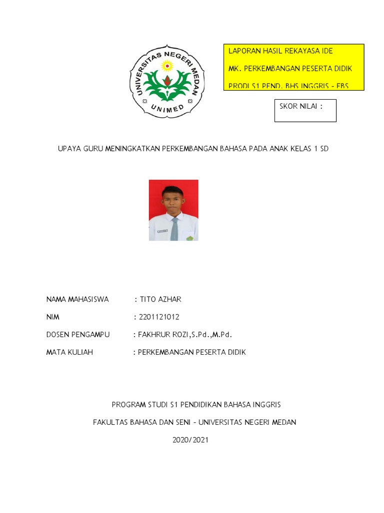 Tito Azhar - Dik Eng D 2020 - Laporan Tugas Ri Ppd.... | PDF | Ilmu Sosial