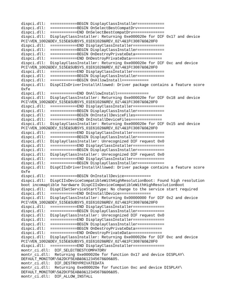 Display Class Install | PDF | Device Driver | Windows 7