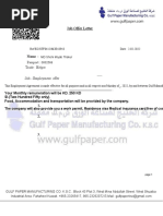 Dubai Job Offer Letter Template 2024 | PDF | Travel Visa | Passport