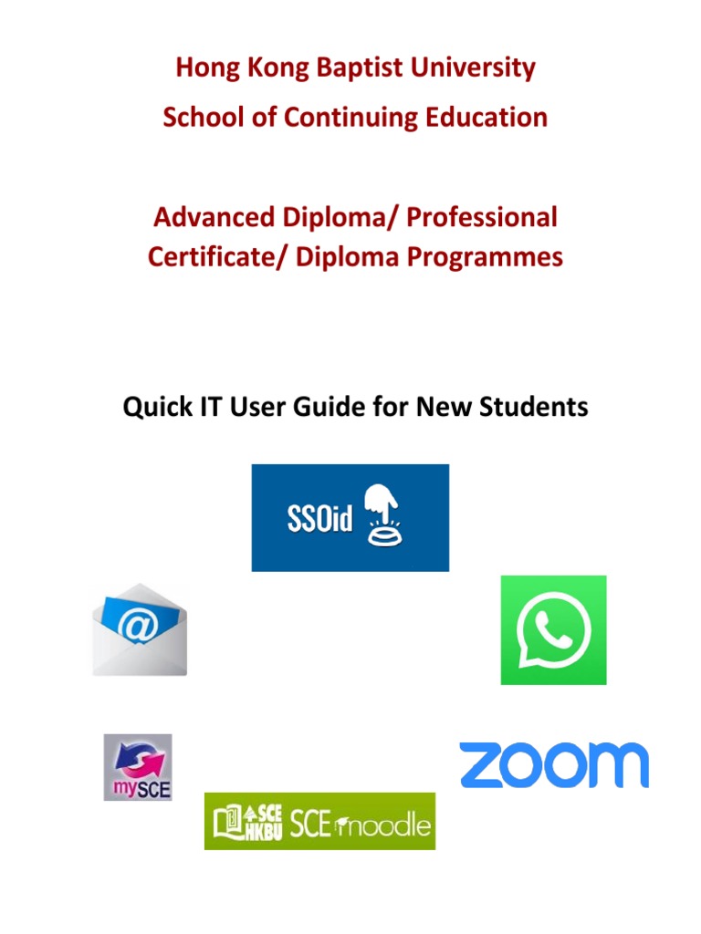 HKBU SCE Moodle User Guide | PDF | Gmail | Ios