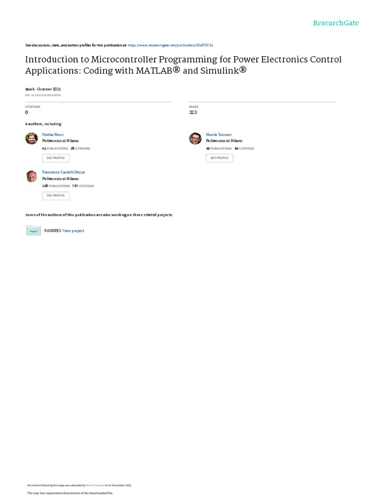Introduction To Microcontroller Programming For Po Pdf Microcontroller Analog To Digital