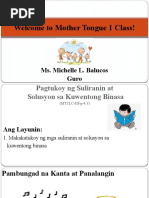 Filipino1 - Q3 - Module14 - Mga Babala Sa Paligid - v1 | PDF