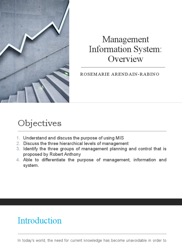 Management Information System 1 | PDF | System | Information
