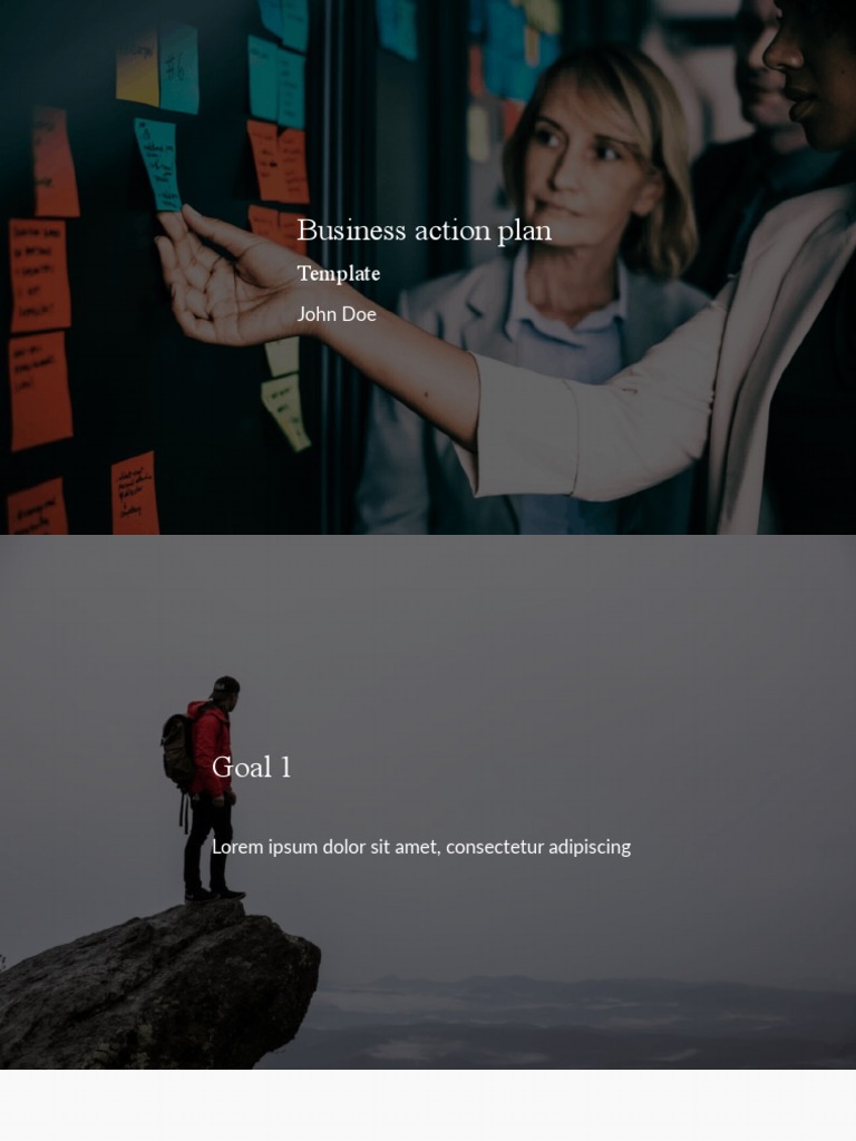 Business Action Plan Overview | PDF | Career & Growth