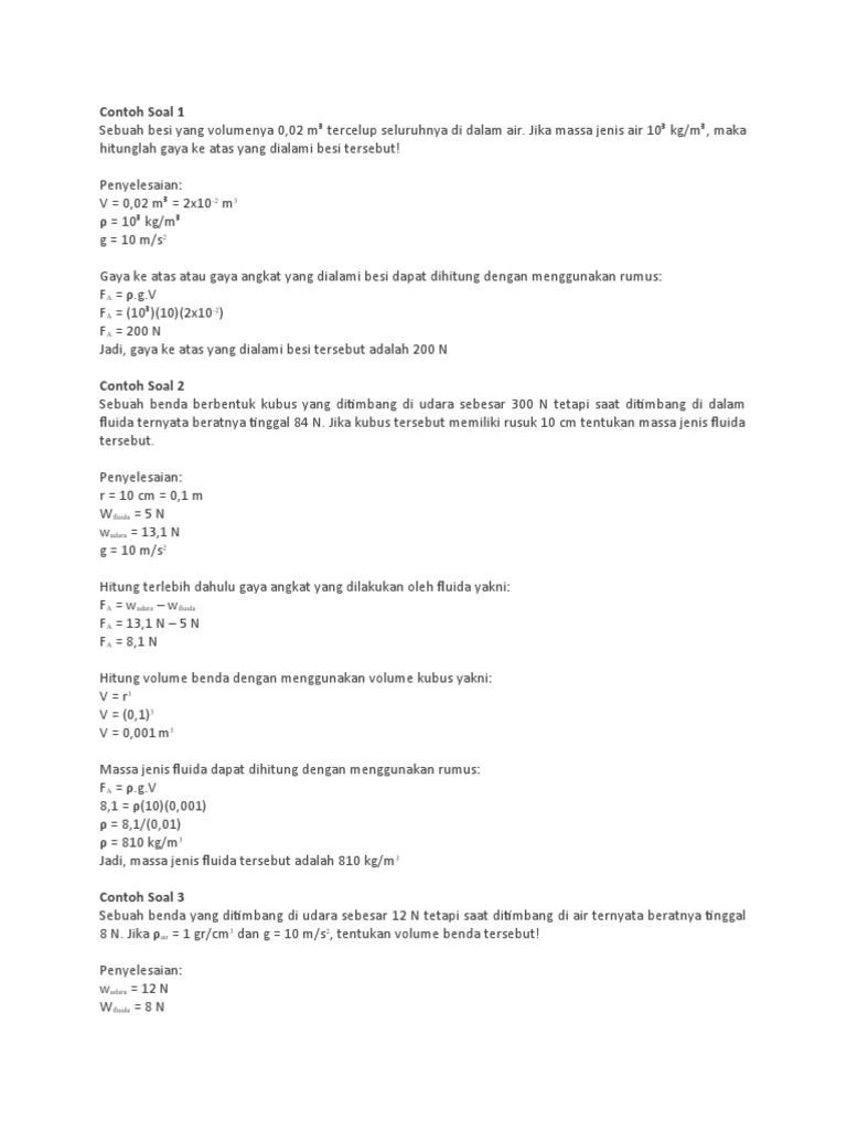 TEKANAN Ipa | PDF | Sains & Matematika